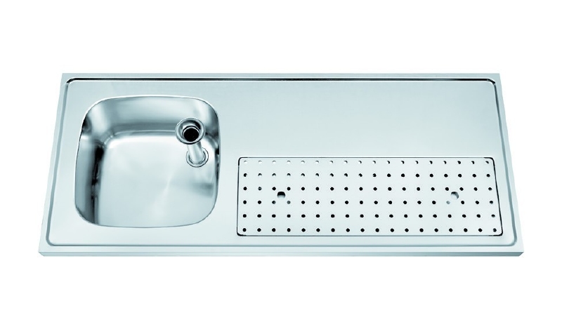 Franke ST-BB 150-1 lekblad met spoelbak links